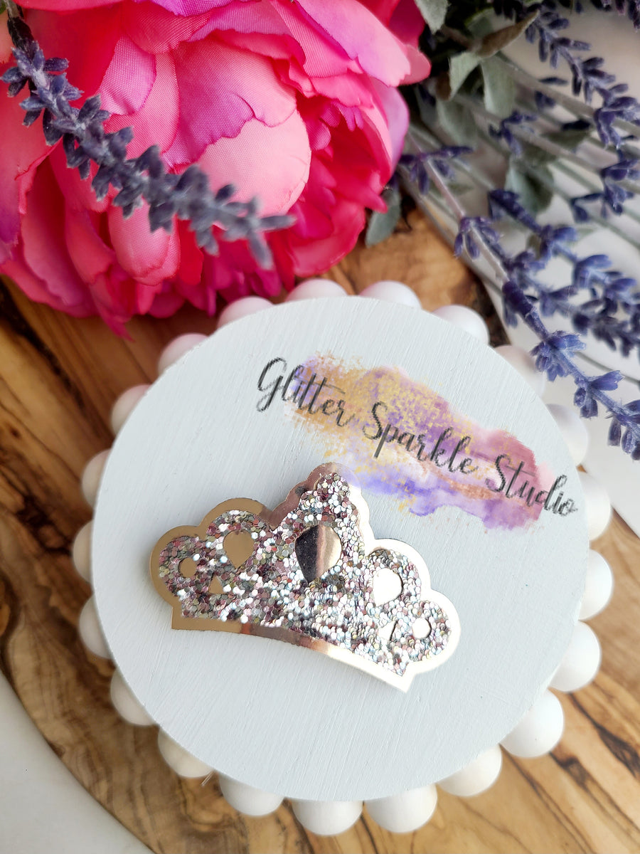 3 Piece Tiara Crown Steel Rule Die for 50mm snap clips – Glitter Sparkle Studio