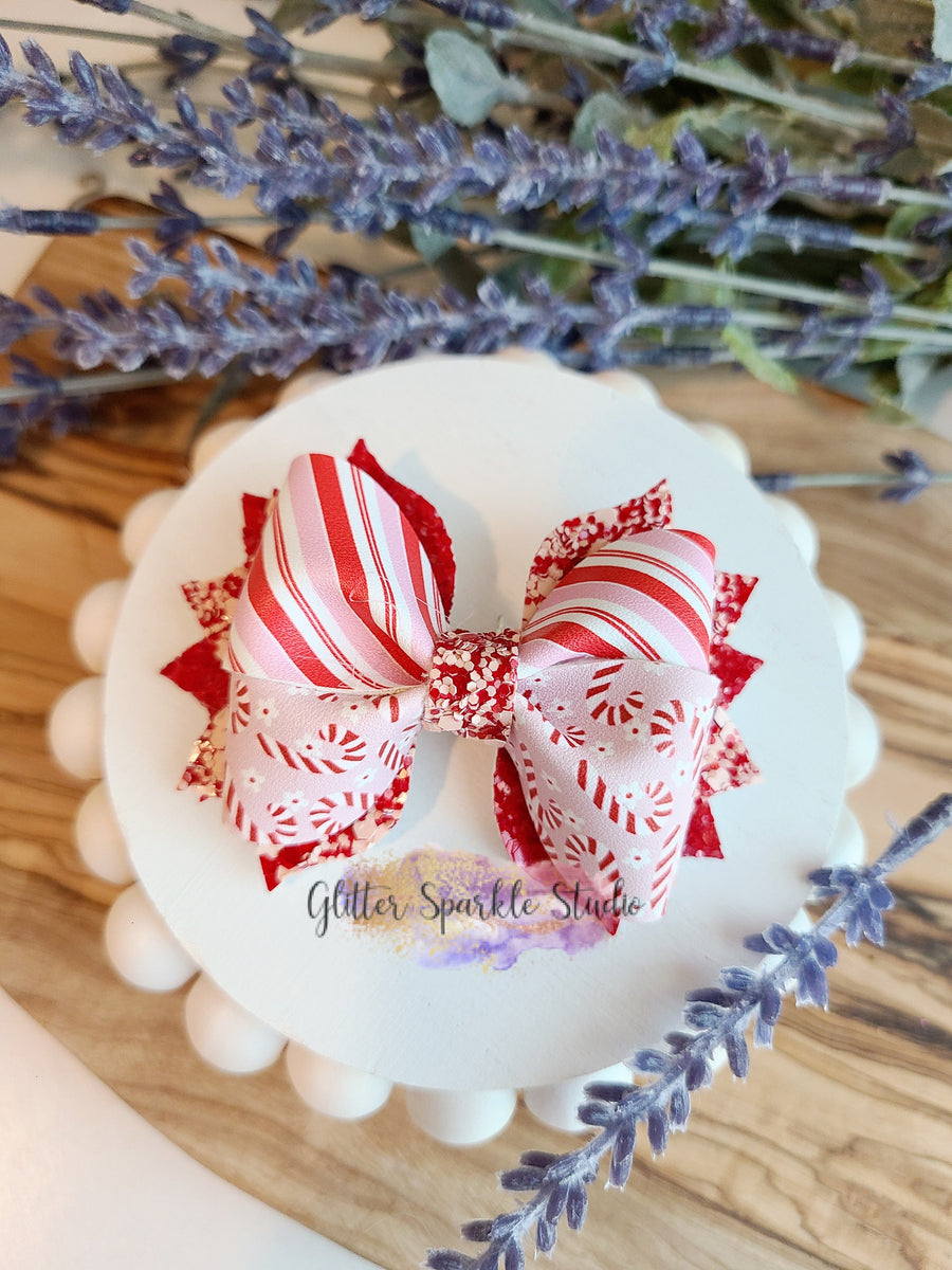 3.5 inch Twisty Twirl Bow Steel Rule Die – Glitter Sparkle Studio