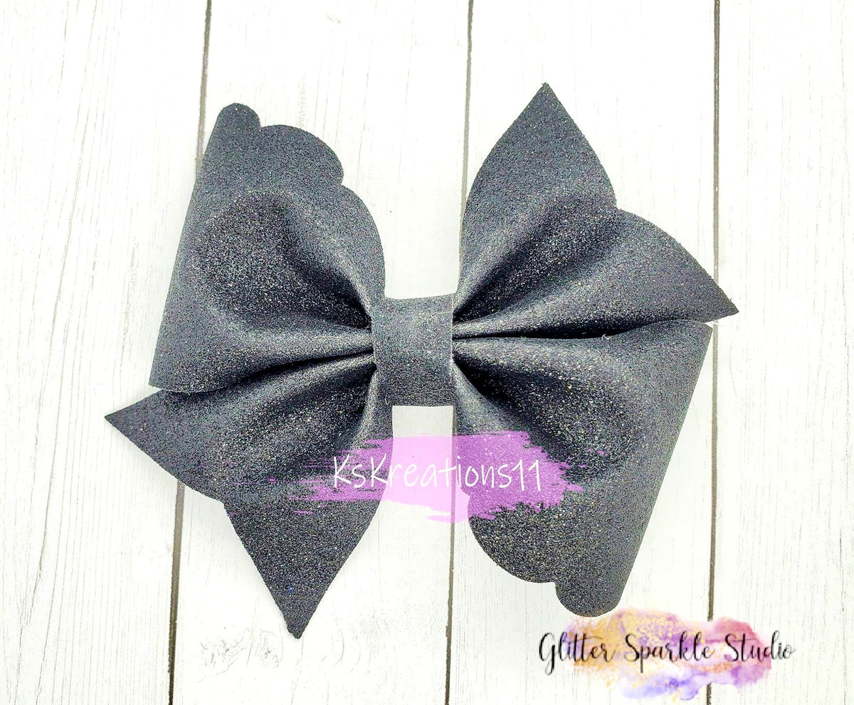 Scalloped 5ish Larkin Pinch Bow Steel Rule Die – Glitter Sparkle Studio