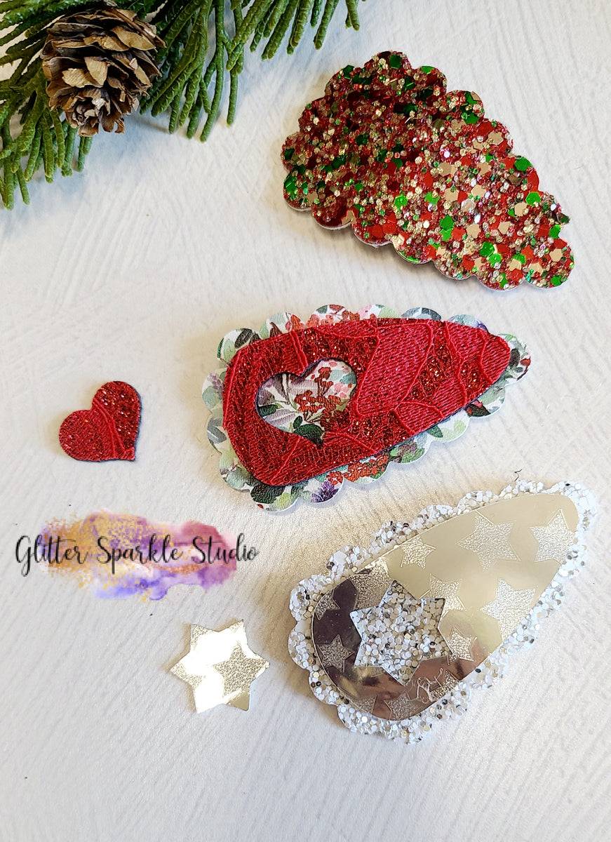 10 Piece Very Merry Scalloped Teardrop snap clip multi cut Steel Rule ...