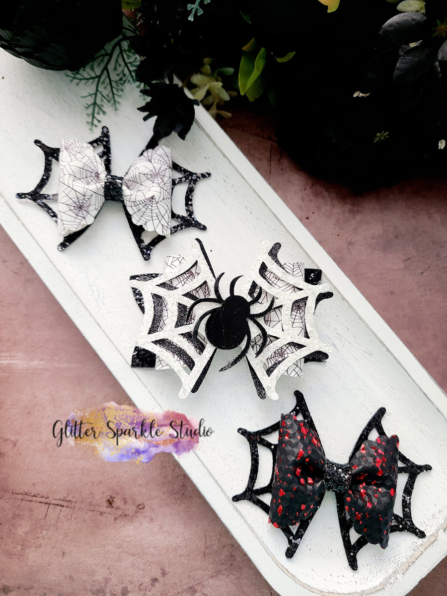 4ish inch Scalloped Pinch with Spider Web Tail Bow Steel Rule Die ...