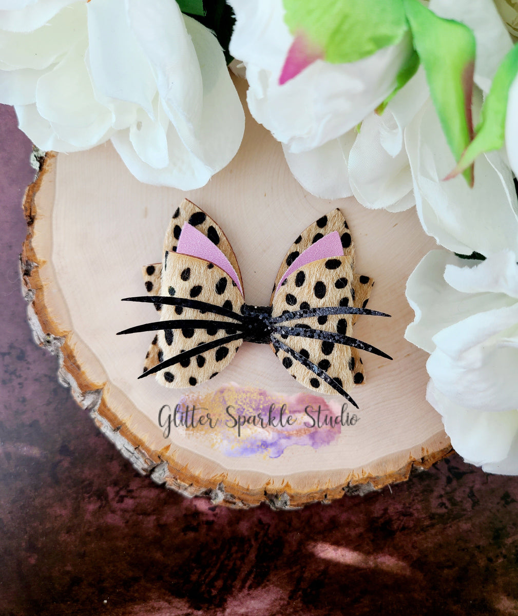 4 inch Kitty Cat Bow Steel Rule Die – Glitter Sparkle Studio